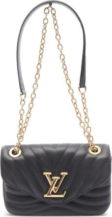 Louis Vuitton sac à bandoulière New Wave à chaîne (2021-2025) - Noir