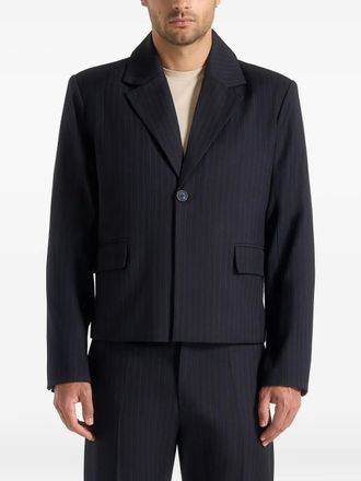 Mani&egrave;re De Voir Silas Cropped-Blazer - Blau