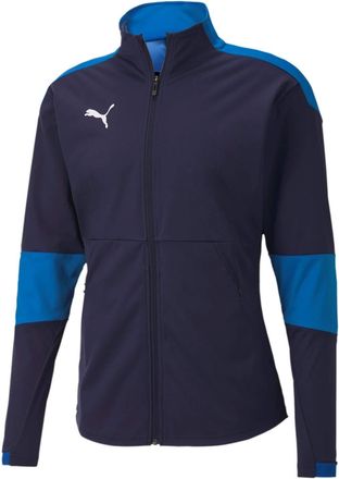 Puma Herren teamFINAL 21 Sideline Jacket Trainingsjacke, Peacoat-Electric Blue Lemonade, L