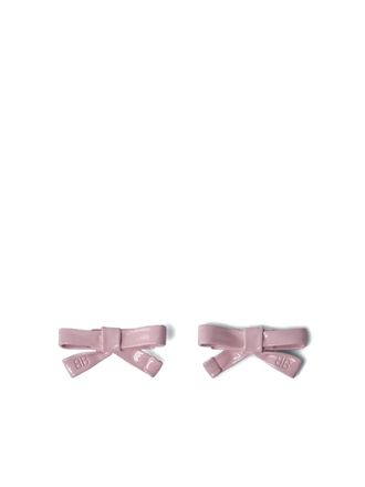 Balenciaga bow-motif earrings - Rosa