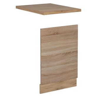 Vicco Fa&ccedil;ade de lave-vaisselle R-Line, Sonoma, 45cm, pt Ch&ecirc;ne