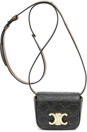 Celine Crossbody Bags - Mini Triomphe - Gr. unisize - in Braun - f&uuml;r Damen