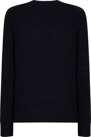 Burberry EKD Intarsia Cashmere Sweater - Black