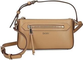 DKNY Bryant Ave TZ Demi Crossbody, Sac à Main Femmes, Cappucino, Taille Unique