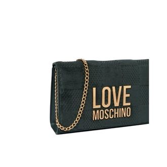 Love Moschino Femme, Sacs, Vert, Taille: ONE Size Sac bandouli&egrave;re en tissu doux