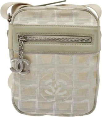 Chanel Pre-owned Toile sacs-chanel - Femme - Pre-owned - Blanc - Taille: ONE Size