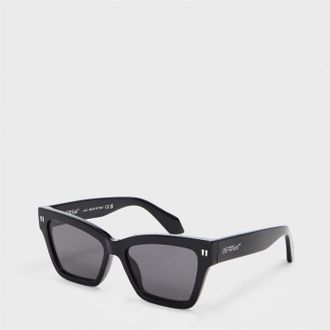 Off-white Off White - Cincinnati Katzenauge-Sonnenbrille f&uuml;r Herren/Damen Unisex (Schwarz/Dunkelgrau)