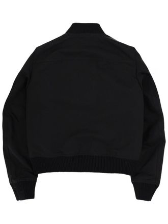 Rick Owens Cotton Nylon Flight Jacket - Black