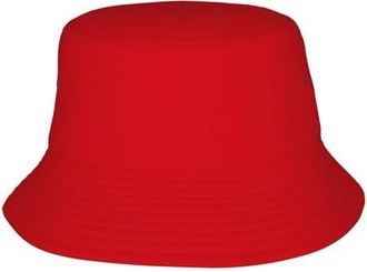 Generic Chapeau De Godet Image Rouge Uni Chapeaux De Soleil De Plage Respirant &Eacute;t&eacute; Bonnet De Soleil, pour Plage, Sports, De P&ecirc;che, 56-58cm