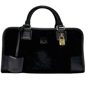 Loewe Pre-owned Amazona Handbag - Femme - Pre-owned - Noir - Taille: ONE Size