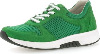 Gabor Damen Low-Top Sneaker, Frauen Halbschuhe,Wechselfu&szlig;bett,Laufschuhe,schn&uuml;rschuhe,schn&uuml;rer,Plateausohle,Sportschuhe,Verde,40.5 EU / 7 UK