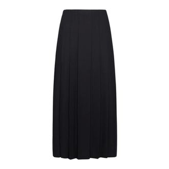 Elena Miro Gonna a pieghe - Femme - Jupes - Noir - Taille: 42 FR