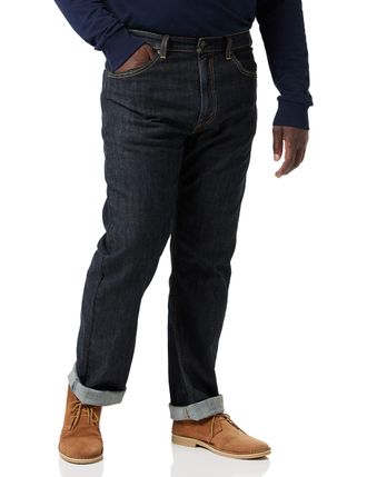 Levi's Herren 505 Regular Fit StraightJeans, Dark Rinse, 32W / 32L