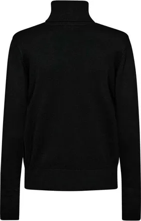 Freequent Rollkragenpullover Style Katie Strickpullover mit Knopfleiste an den &Auml;rmeln / Viskose-Stretch