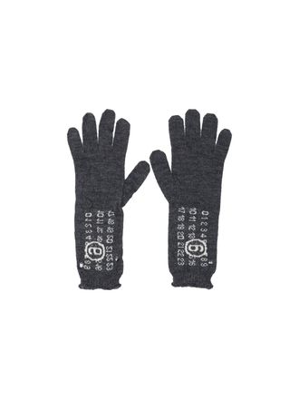 Maison Margiela Virgin Wool Gloves Numeric