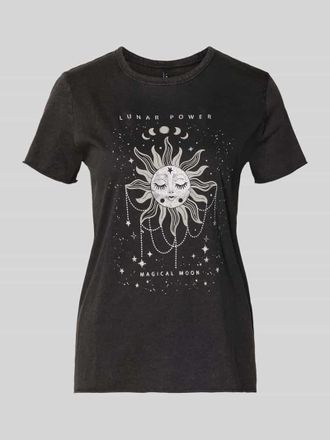 Only Regular Fit T-Shirt aus reiner Baumwolle Modell LUCY