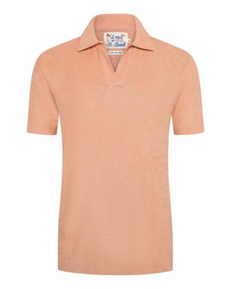 MC2 Saint Barth Glattes Poloshirt aus einem Lyocell-Baumwolle-Mix in