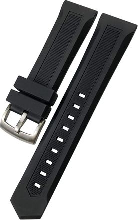 Generic 19mm 20mm schwarzer Natur Gummi -Silikon -Uhrband 21 mm 22 mm Fit f&uuml;r F1 Aquaracer Schnallen Wachgurt -Tools