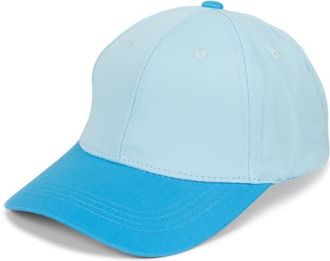 styleBREAKER Casquette de Baseball Unisexe Bicolore Pastel, Casquette à 6 Panneaux Multicolore, Casquette avec Boucle réglable 04023095, Couleur:Bleu Clair-Turquoi
