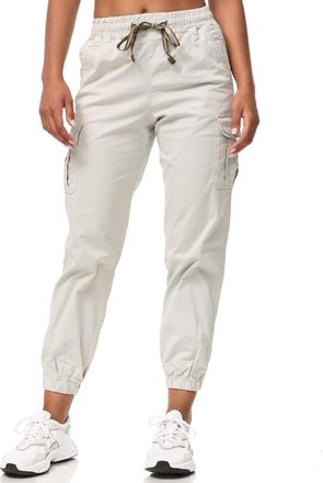 Tazzio Cargo Hose Damen Cargohose Regular Fit F600 (XXL, Grau)