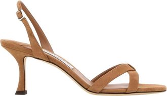 Jimmy Choo London Sandales Elsy 70 - Femme - Chaussures - Brun - Taille: 40 EU