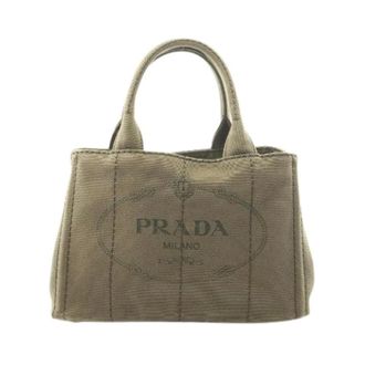 Prada Pre-owned Canapa Tote Bag - Femme - Pre-owned - Vert - Taille: ONE Size