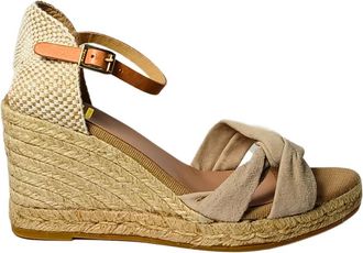 Kanna Femme, Chaussures, Beige, Taille: 39 EU 20kv20070 Wedge Espadrille