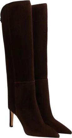Jimmy Choo London Femme, Chaussures, Brun, Taille: 40 EU Alizze Knee Boot 85