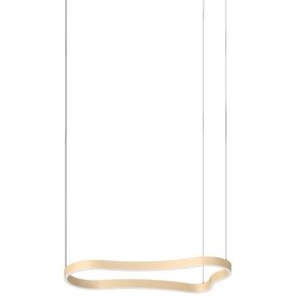 Ideal Lux Ideal Lux WAVES 94cm integrierte LED-Pendelleuchte, Deckenleuchte, Gold, 3000K
