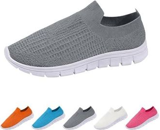 Generic Chaussures de marche &agrave; enfiler pour femme, baskets orthop&eacute;diques en maille respirante pour femme, chaussures de sport d&eacute;t&eacute; l&eacute;g&egrave;res et d&eacute;contract&eacute;es, c
