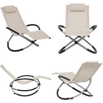 vidaXL Kinder-Sonnenliege Stahl Creme - Kindersonneliege - Stahlsonneliege - Gartenliege F&uuml;r Kinder - Sonnenschirm F&uuml;r Kinder - Spielplatz M&ouml;bel - Home &