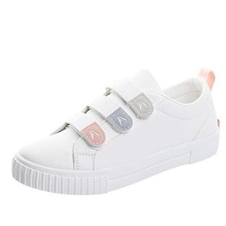 Generic Chaussures Femme Chaussures de Sport Sneakers Solide Sport Planche Blanche O Femmes Chaussures Sandales, Rose, 35 EU