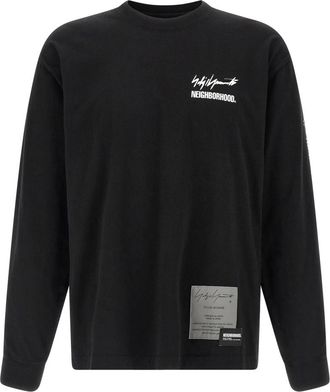 Yohji Yamamoto Homme, Tops, Noir, Taille: 2XL NH. TEE LS