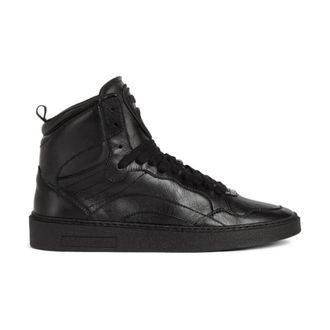 Dsquared2 Homme, Chaussures, Noir, Taille: 37 1/2 EU Baskets en Cuir Noir