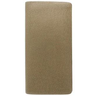 Louis Vuitton Portefeuille long (&agrave; deux volets) doccasion - Homme - Pre-owned - Beige - Taille: ONE Size
