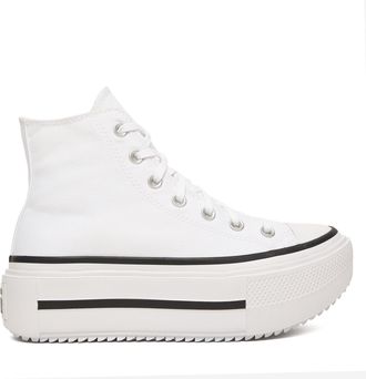 Converse Sneakers aus Stoff Converse Chuck Taylor All Star Lift Double Stack A12976C Weiß