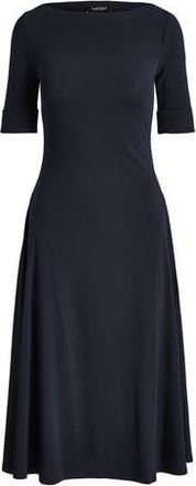 Ralph Lauren Robe &eacute;vas&eacute;e en coton m&eacute;lang&eacute;