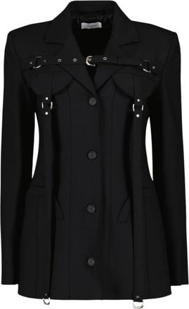 Off-white Femme, Vestes, Noir, Taille: 40 FR Veste Cargo