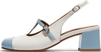 FLY London Fly London Damen SOLN083FLY Mary Jane, Sky Blue/Offwhite, 40 EU