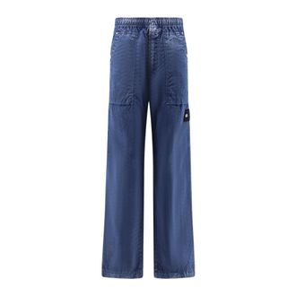 Stone Island Homme, Pantalons, Bleu, Taille: W30 Wide Pantalons