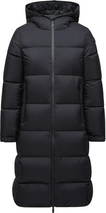 Moncler Moncler Doudoune Longue &Agrave; Capuche Arredoun, Femme, Noir, Taille: 0
