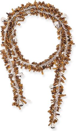 Dries Van Noten Femme, Accessoires, Multicolore, Taille: ONE Size Bijoux en R&eacute;sine et Perles de M&eacute;tal Faits Main