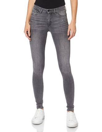 Cross Damen Natalia Skinny Jeans, Grau (Grey 117), 26W / 32L EU