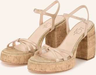 AGL Agl Plateau-Sandaletten Clio rosa