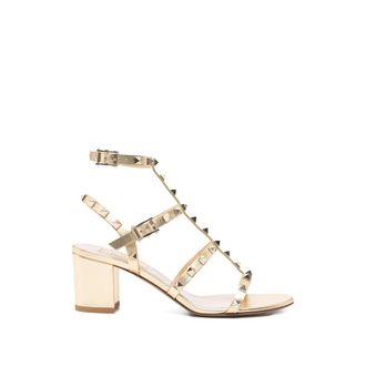 Valentino Garavani Femme, Chaussures, Jaune, Taille: 36 1/2 EU Rockstud Sandal