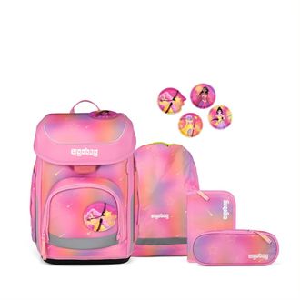 Ergobag Schulranzen-Set Cubo Set pink