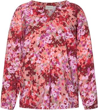 Cartoon Shirtbluse Damen mit Raffung