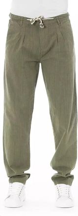 Baldinini Trend Army Baumwoll Jeans Hose - - Trousers - Herren - Gr&uuml;n - L