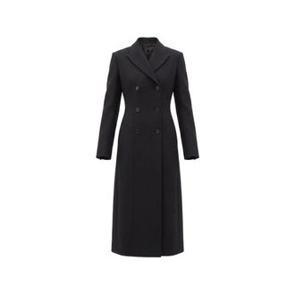 Alaia Manteau crois&eacute; - Femme - Manteaux - Noir - Taille: 40 FR