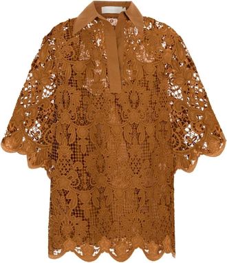 Zimmermann Femme, Blouses et Chemises, Orange, Taille: 38 FR Blouses